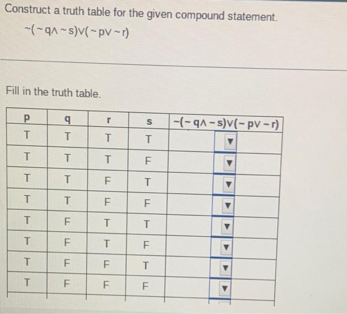 Solved Give the number of rows in the truth table for the | Chegg.com