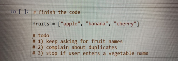 Solved Python: The code below is a fragment of a basic | Chegg.com