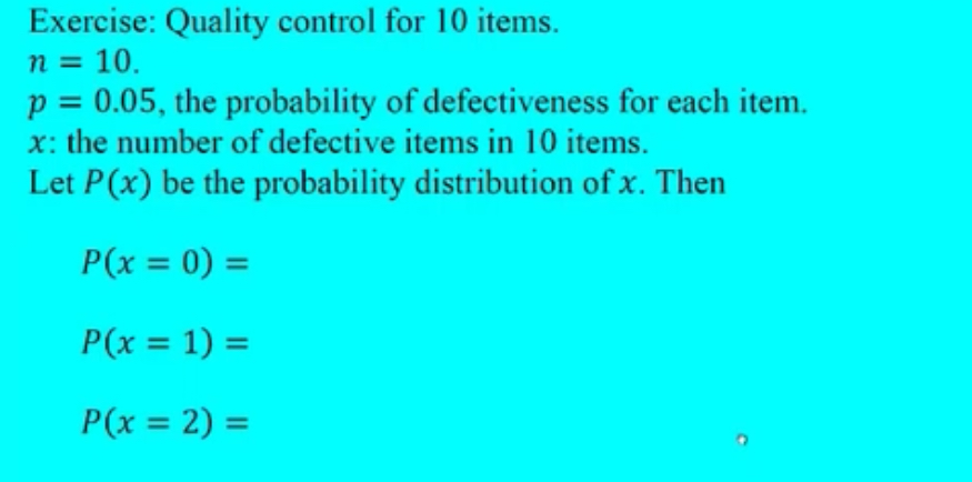 Solved Exercise: Quality control for 10 ﻿items.n=10. | Chegg.com
