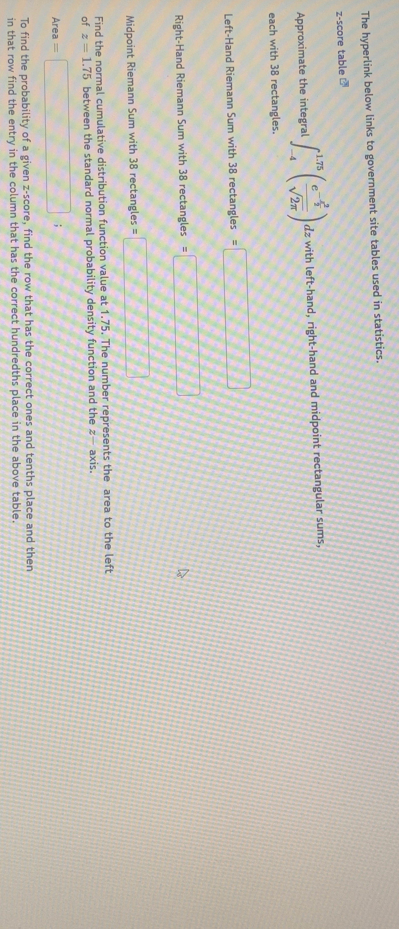 Solved The hyperlink below links to government site tables | Chegg.com