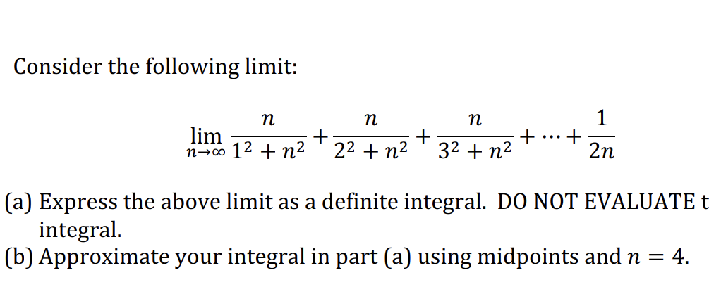 Solved Consider the following | Chegg.com