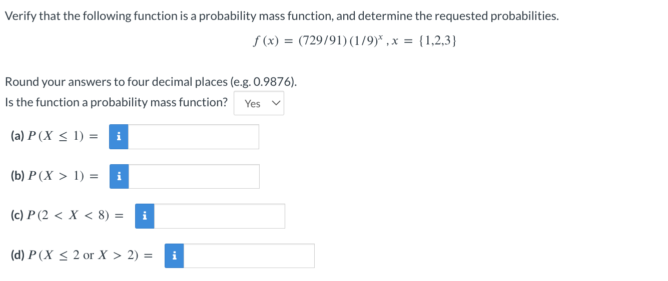 Solved Verify that the following function is a probability | Chegg.com