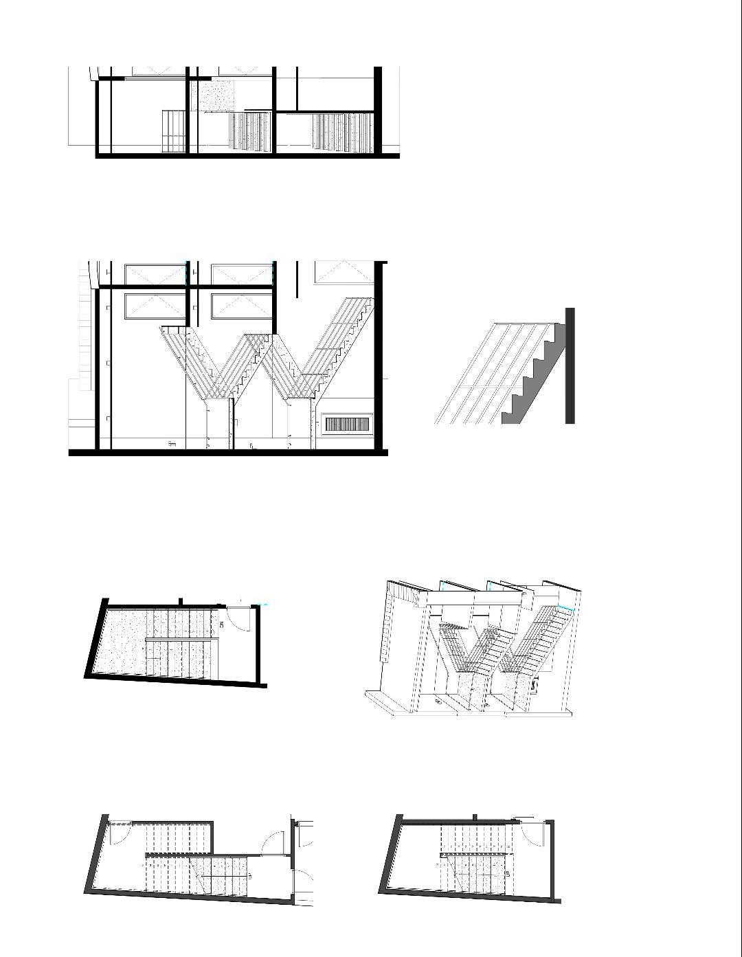 Solved A FIRE EXIT STAIR SECTION 问进 (1) FACADE | Chegg.com