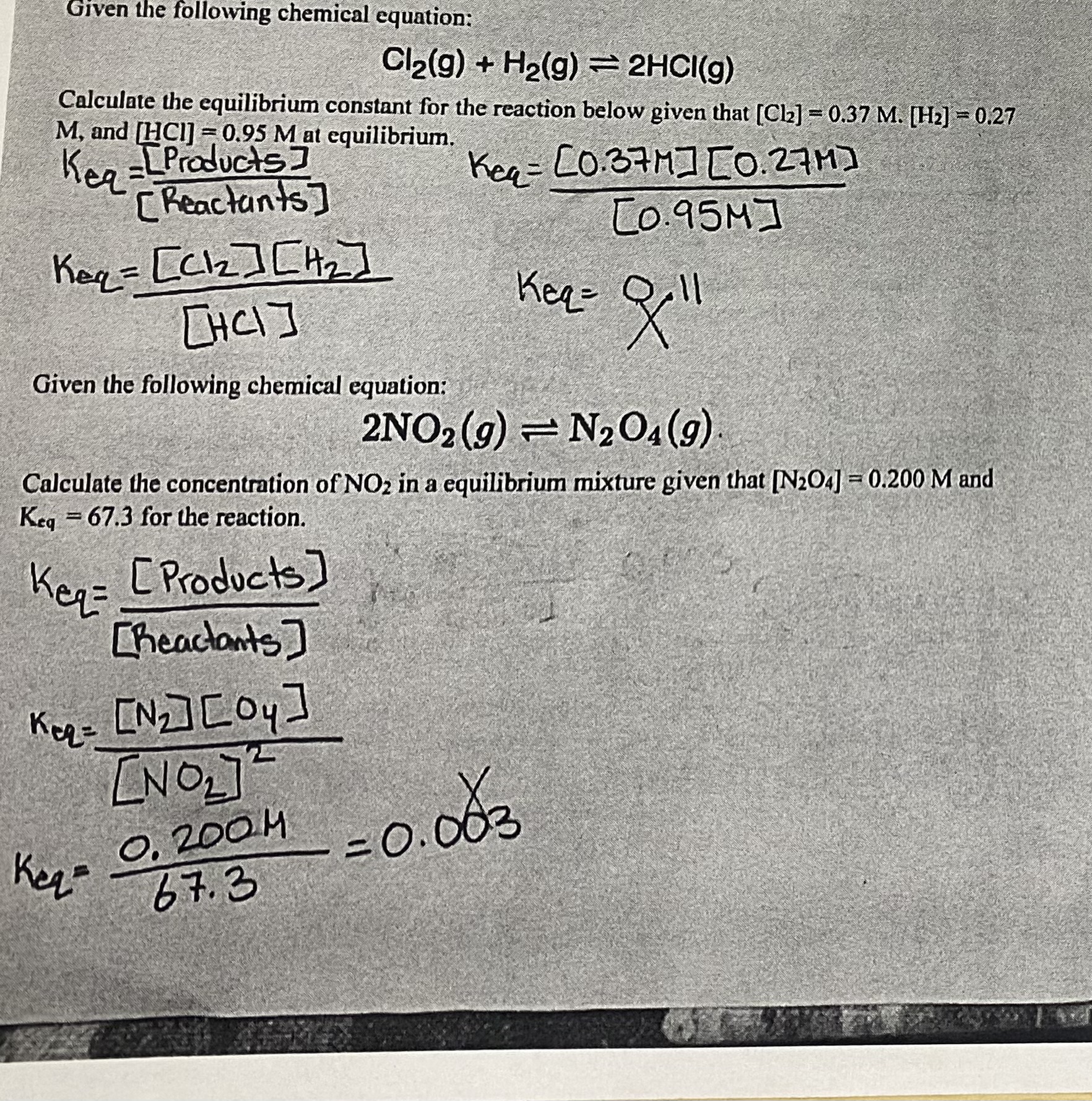 Solved Given the following chemical | Chegg.com
