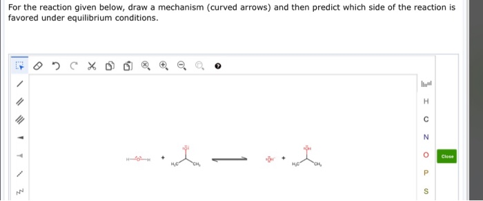 Solved For the reaction given below, draw a mechanism | Chegg.com