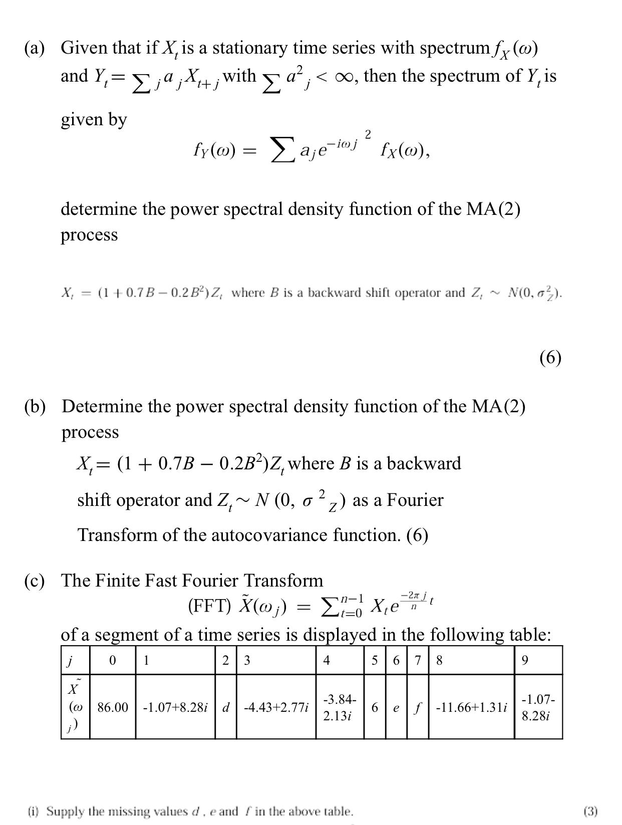 Solved (a) ﻿Given that if xt ﻿is a stationary time series | Chegg.com