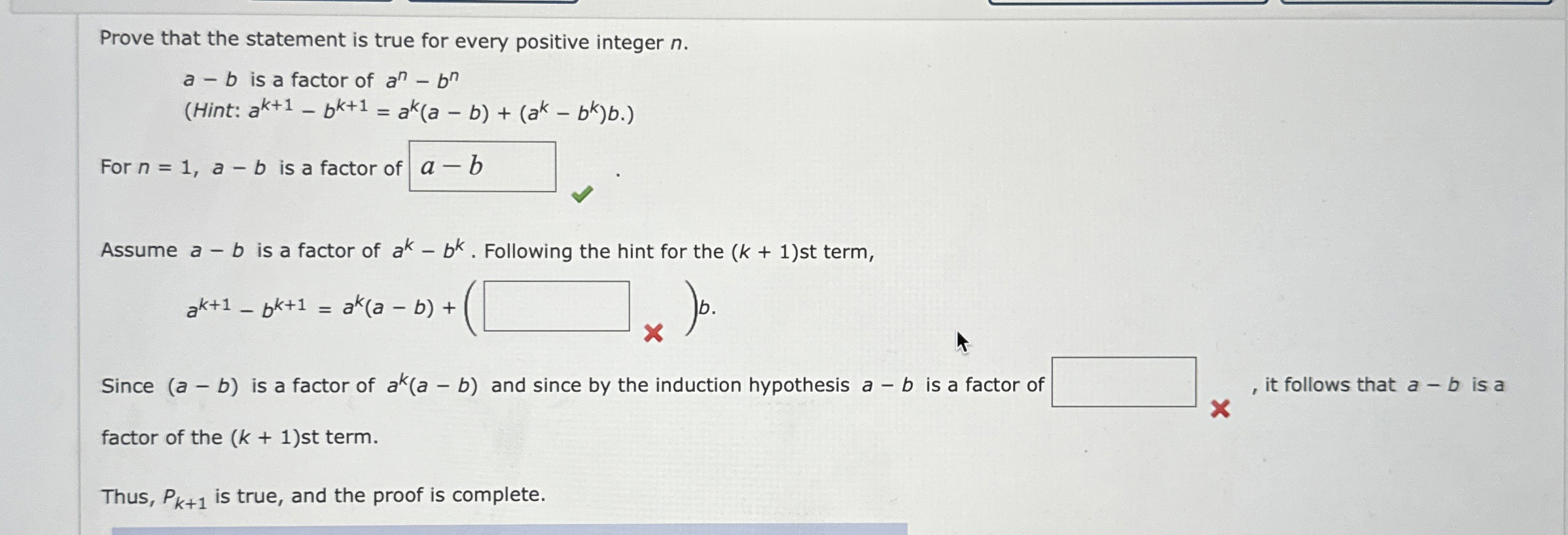 Solved Prove that the statement is true for every positive | Chegg.com