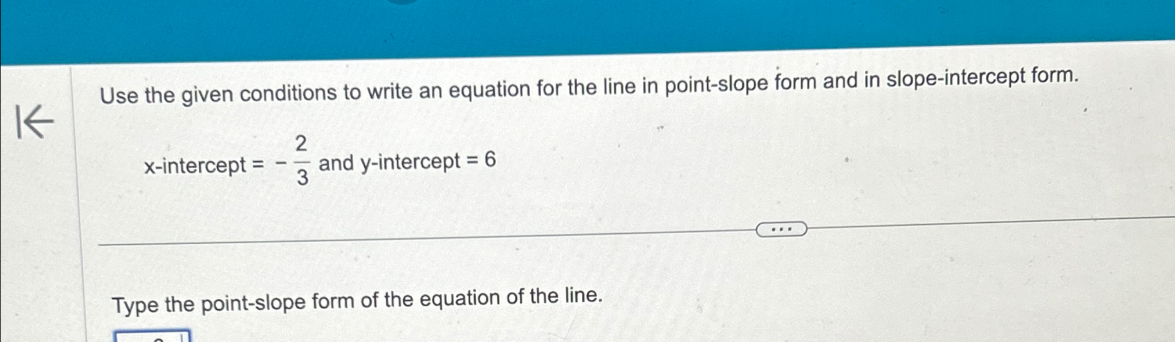 Solved Use the given conditions to write an equation for the | Chegg.com