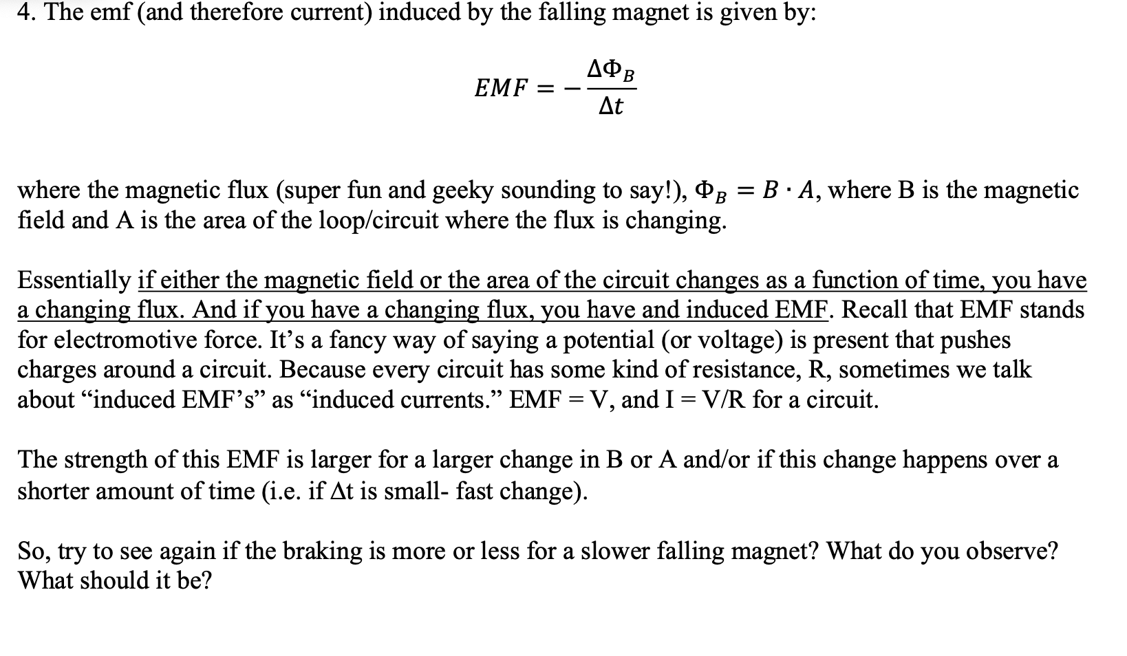 Solved The emf (and therefore current) ﻿induced by the | Chegg.com