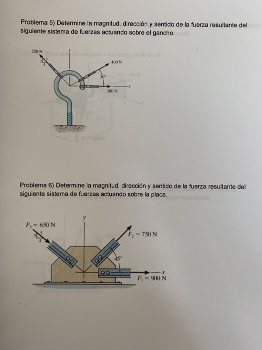 Solved Problem 5) Determine the magnitude, direction and | Chegg.com