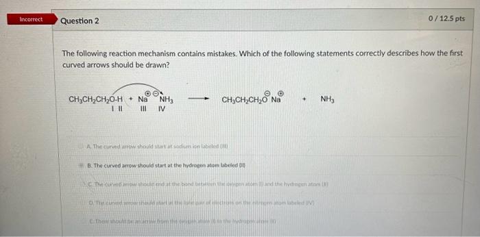 Solved The following reaction mechanism contains mistakes. | Chegg.com