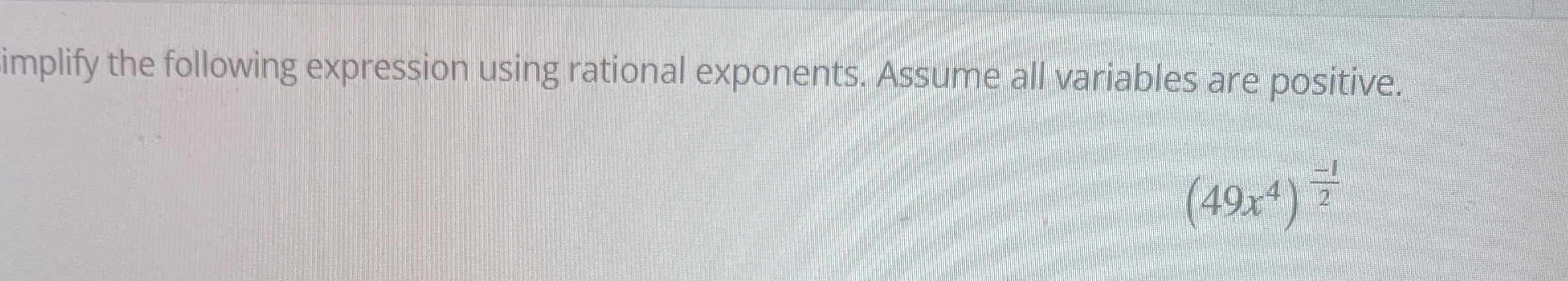 Solved implify the following expression using rational | Chegg.com