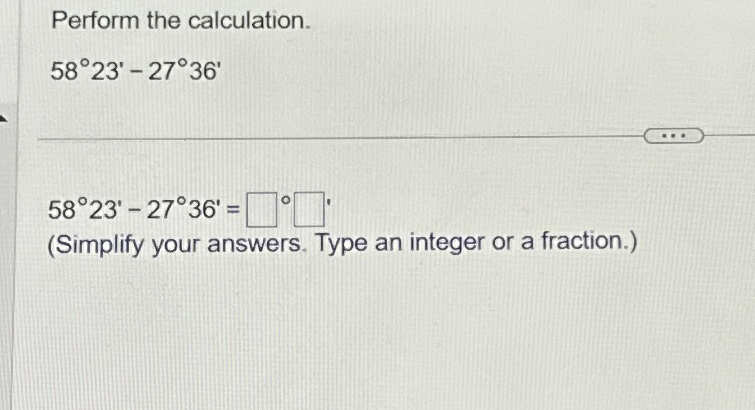 Solved Perform the | Chegg.com