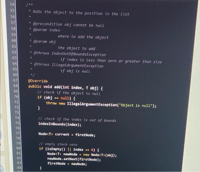 Solved For This ion Assume The Following Implementation Chegg