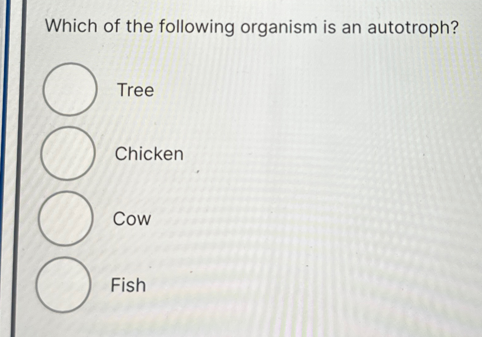 Solved Which of the following organism is an | Chegg.com