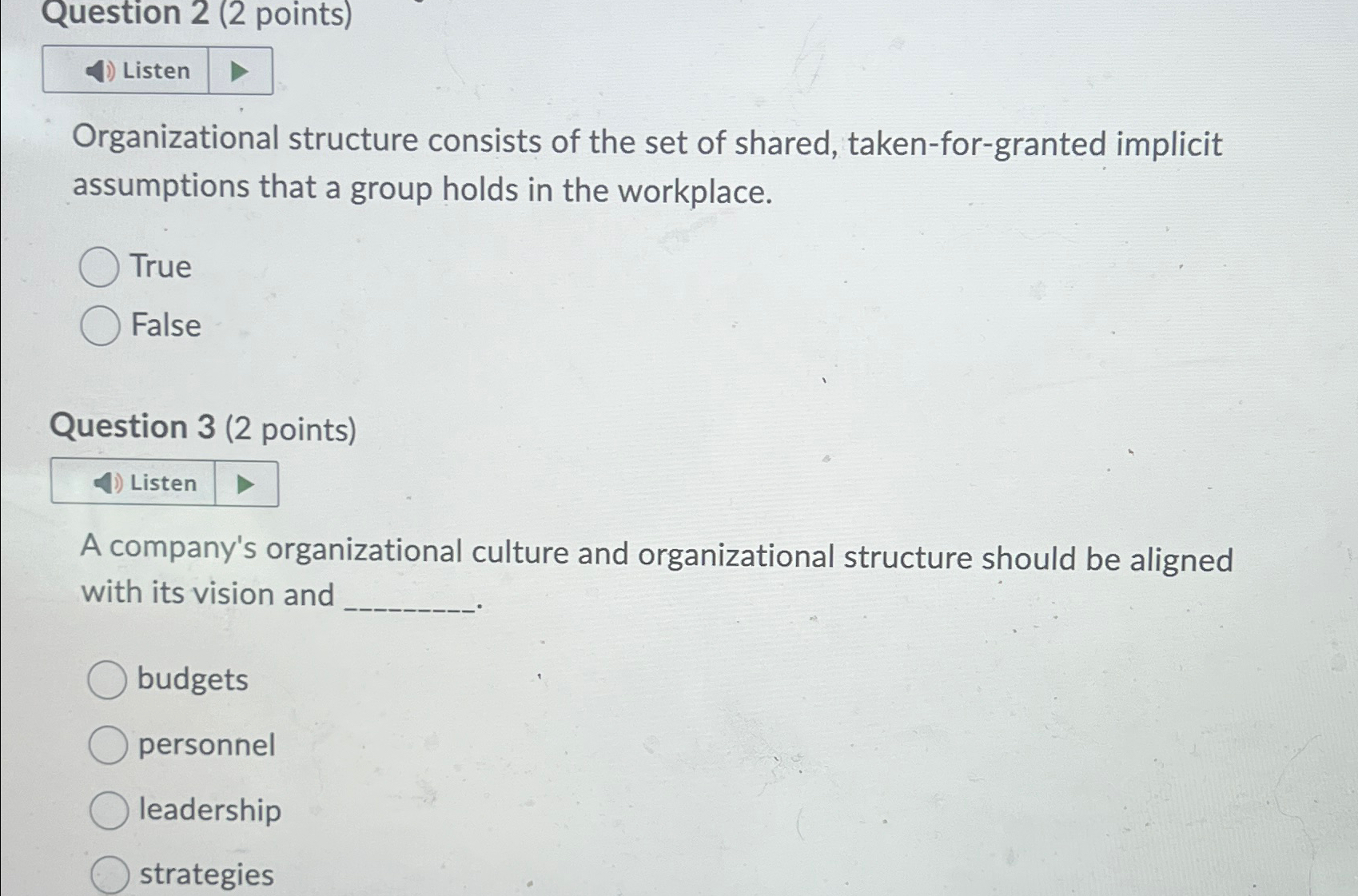Solved Question 2 (2 points)ListenOrganizational structure | Chegg.com Solved Question 2 (2 points)ListenOrganizational structure | Chegg.com