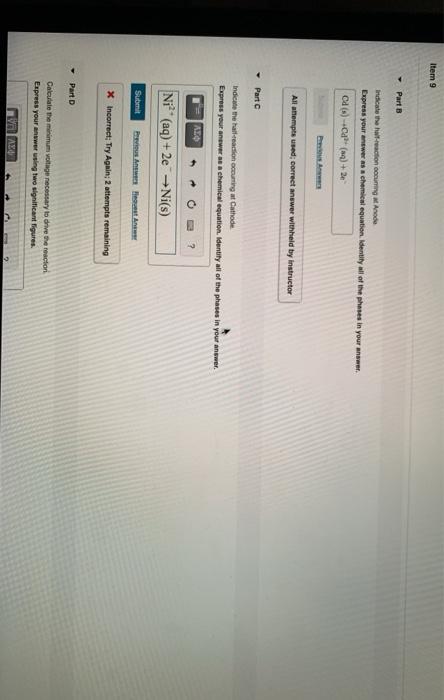 Solved Part A Label the anode and the cathode. Indicate the | Chegg.com