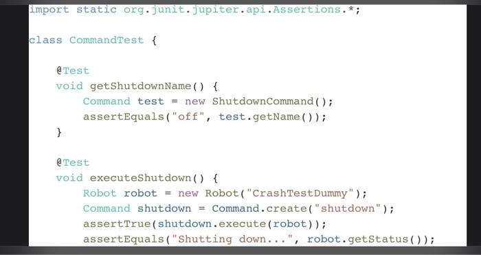 Solved Hi there, please help me get these test case to pass | Chegg.com