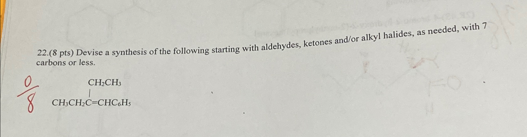 Solved Devise a synthesis of the following starting with | Chegg.com