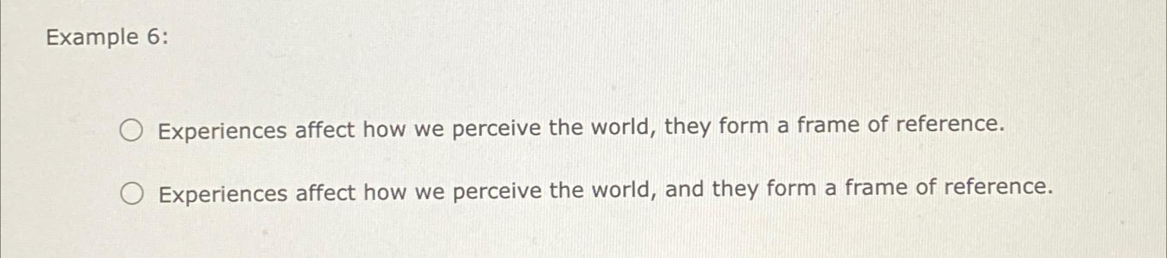 Solved Example 6:Choose the correct sentence structure in | Chegg.com