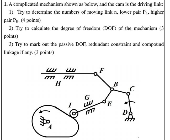 Solved 1. A complicated mechanism shown as below, and the | Chegg.com