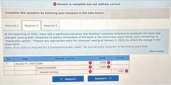 Solved Universal Leasing leases electronic equipment to a | Chegg.com