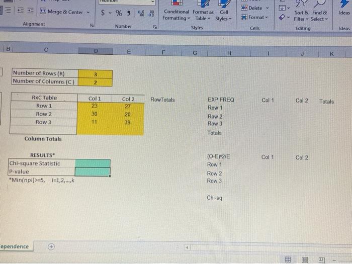 Solved * Merge & Center $ - % 88-98 - Delete Format | Chegg.com