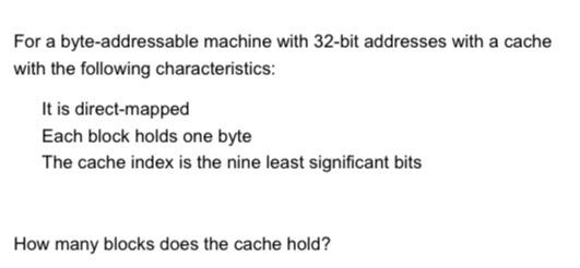 Solved For a byte-addressable machine with 32-bit addresses | Chegg.com