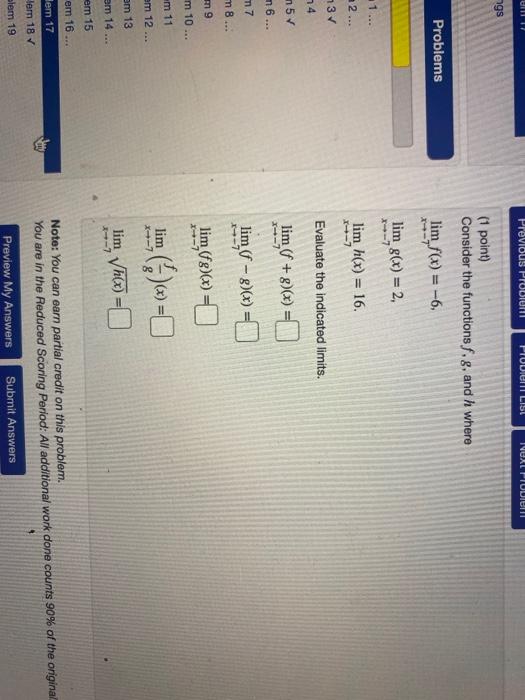 Solved 2.2 Finding Limits Graphically and Numerically: | Chegg.com