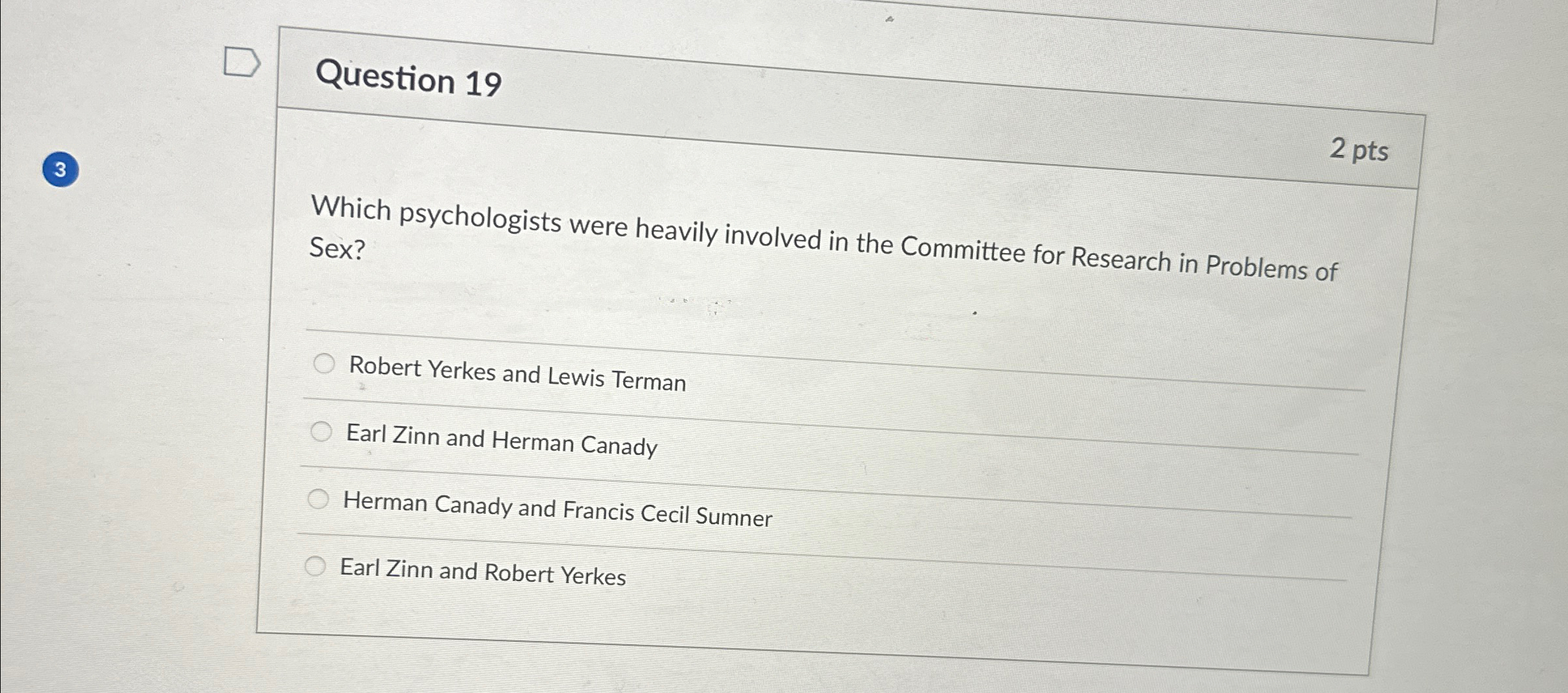 Solved Question 192 ﻿pts3Which psychologists were heavily | Chegg.com