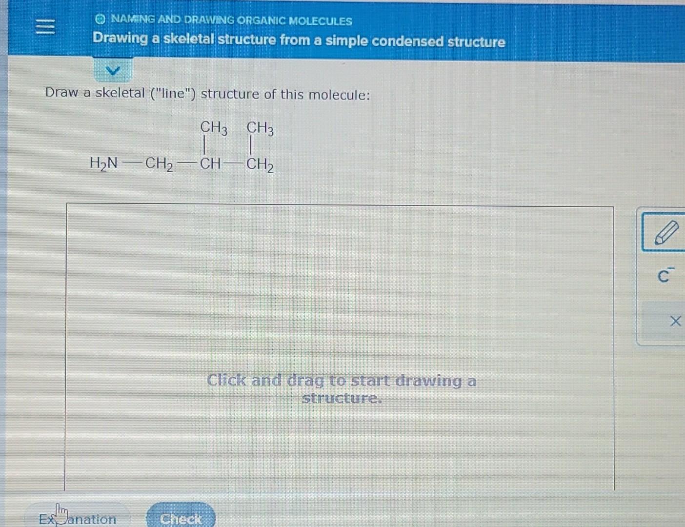Solved Draw a skeletal ("line") structure of this molecule: | Chegg.com
