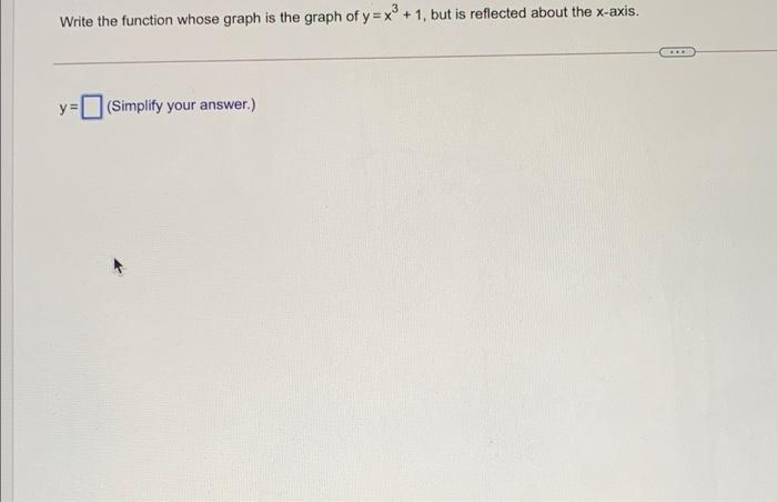 Solved 3 Write The Function Whose Graph Is The Graph Of Y 5078