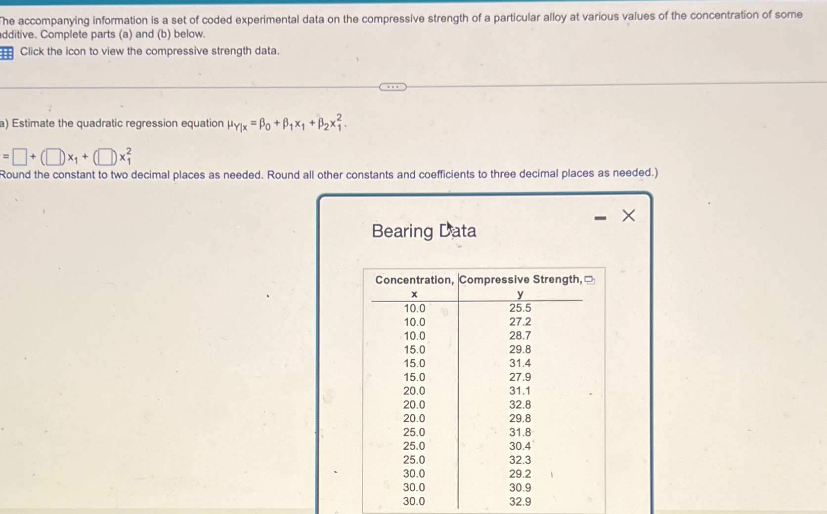 Solved The accompanying information is a set of coded | Chegg.com