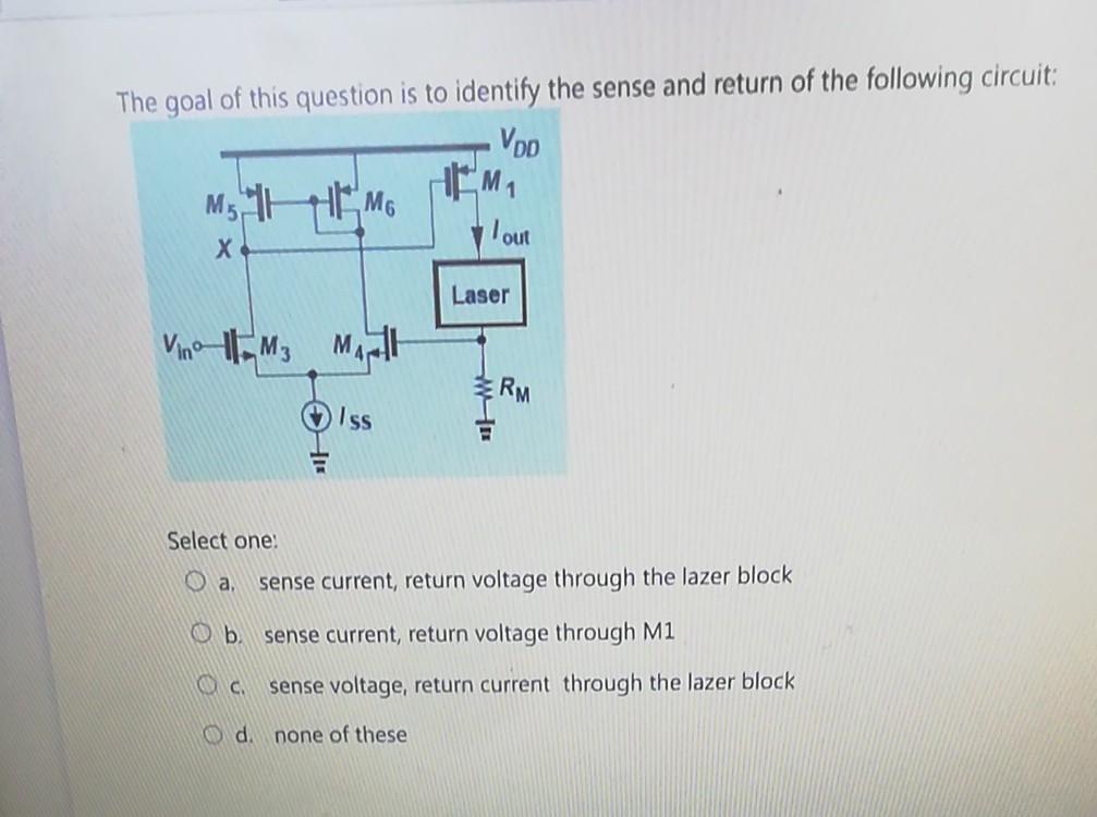 Solved For The Circuit Shown Below Assuming Lambda 0 The