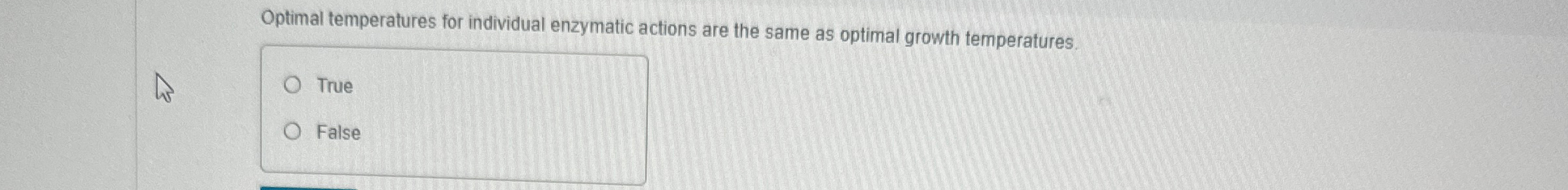 Solved Optimal temperatures for individual enzymatic actions | Chegg.com