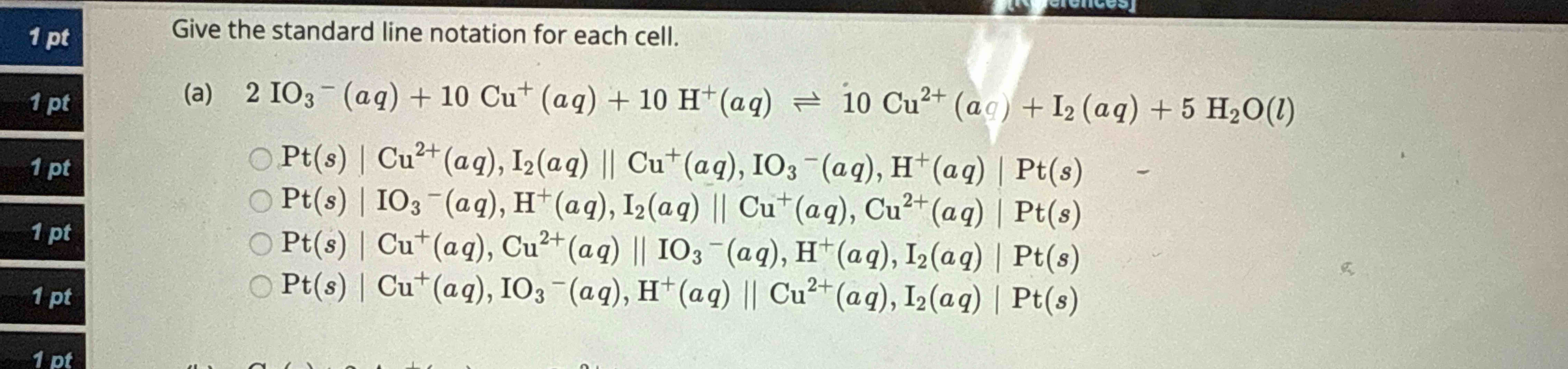 Solved Give the standard line notation for each | Chegg.com