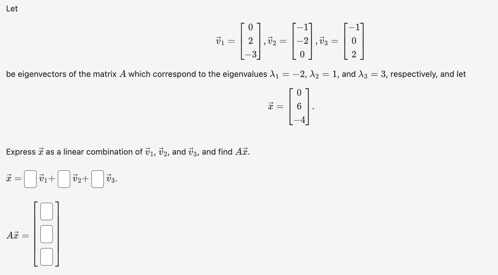 Solved Letvec(v)1=[02-3],vec(v)2=[-1-20],vec(v)3=[-102]be | Chegg.com