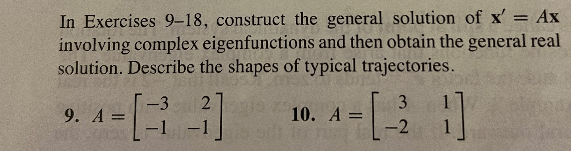 Solved In Exercises 9-18, ﻿construct the general solution of | Chegg.com