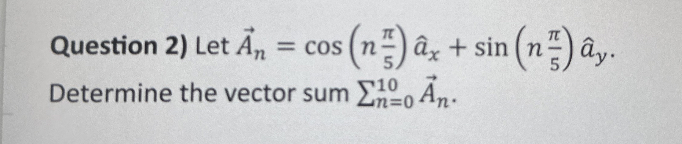 Solved Question 2) ﻿Let | Chegg.com