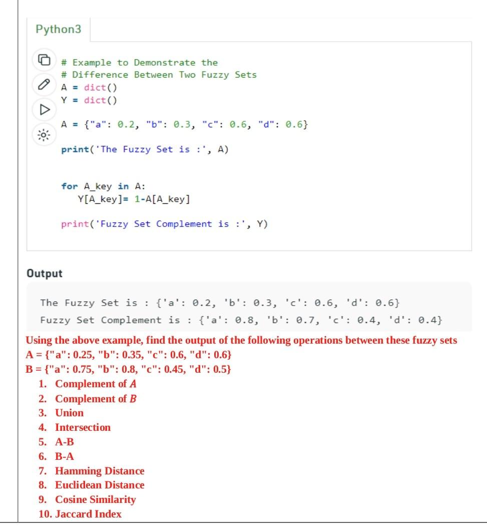Solved Python 3 \# Example to Demonstrate the # Difference | Chegg.com