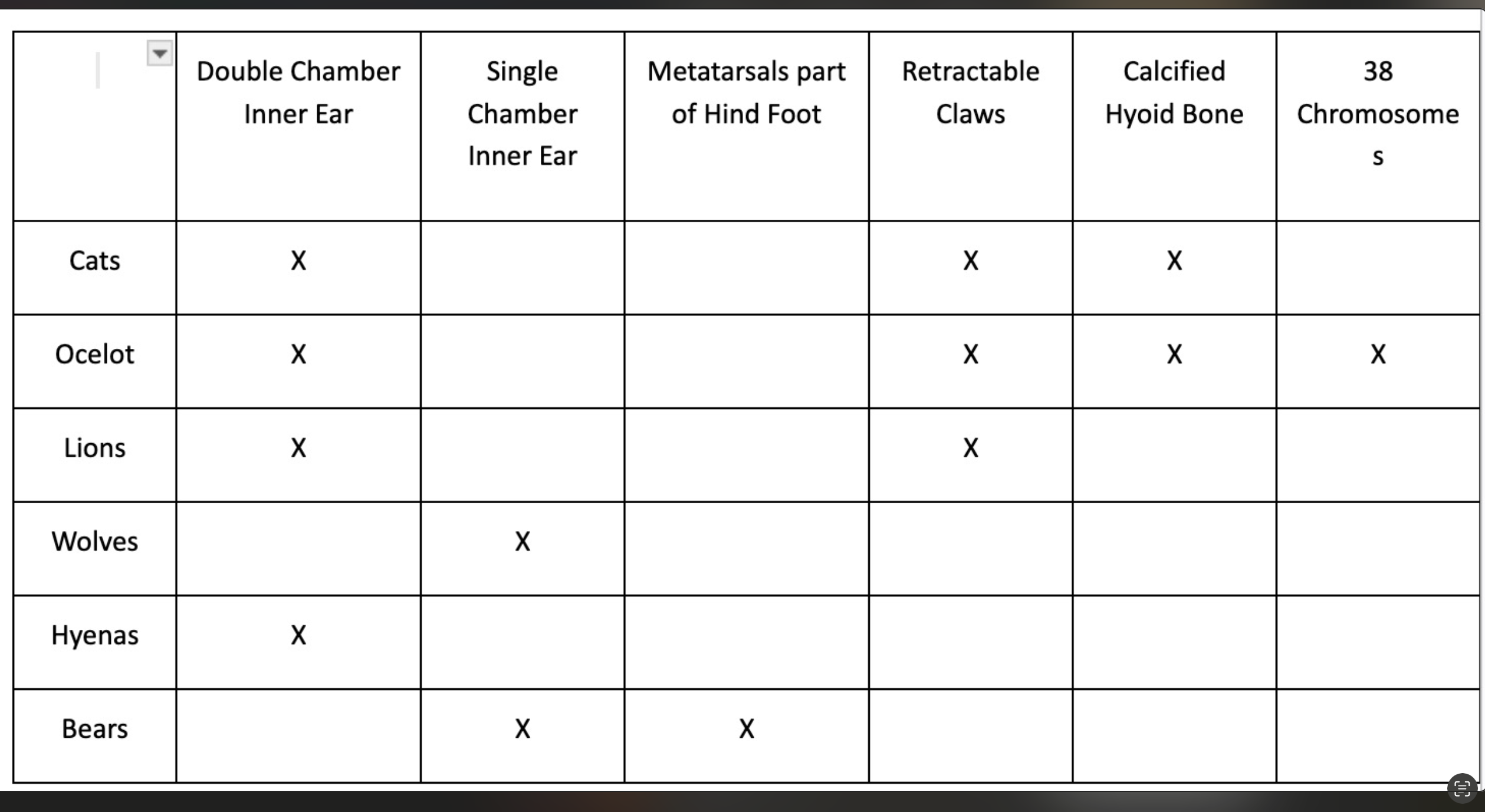 Solved \table[[grad,\table[[Double Chamber],[Inner | Chegg.com