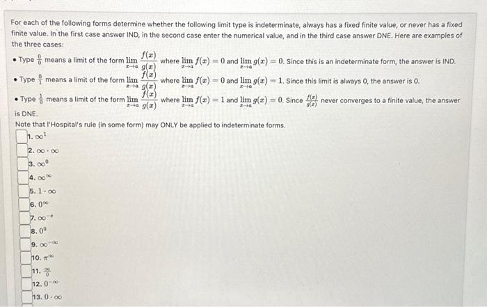 Solved For Each Of The Following Forms Determine Whether The 