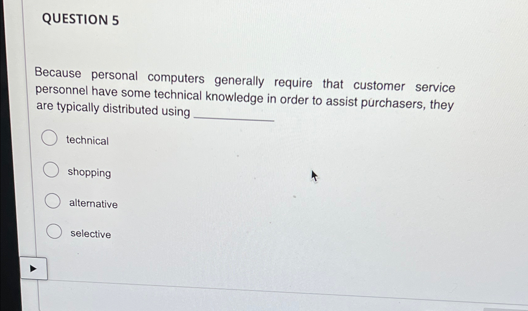 Solved QUESTION 5Because personal computers generally | Chegg.com