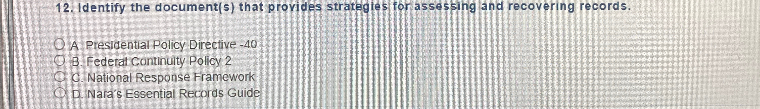 Solved Identify the document(s) ﻿that provides strategies | Chegg.com