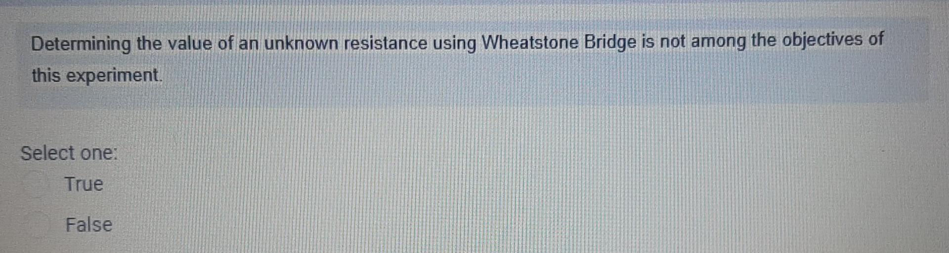 Solved Determining the value of an unknown resistance using | Chegg.com