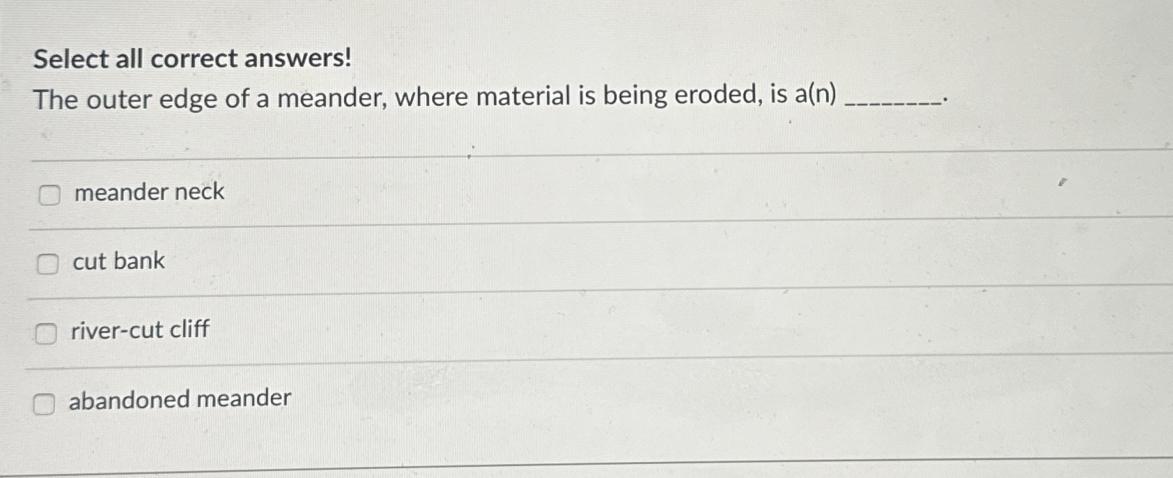 Solved Select all correct answers!The outer edge of a | Chegg.com