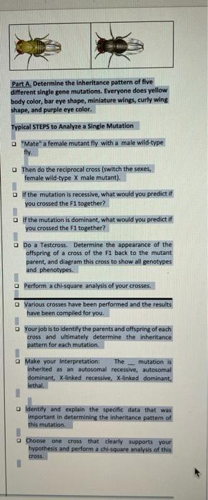 Solved Part A Determine the inheritance pattern of five | Chegg.com