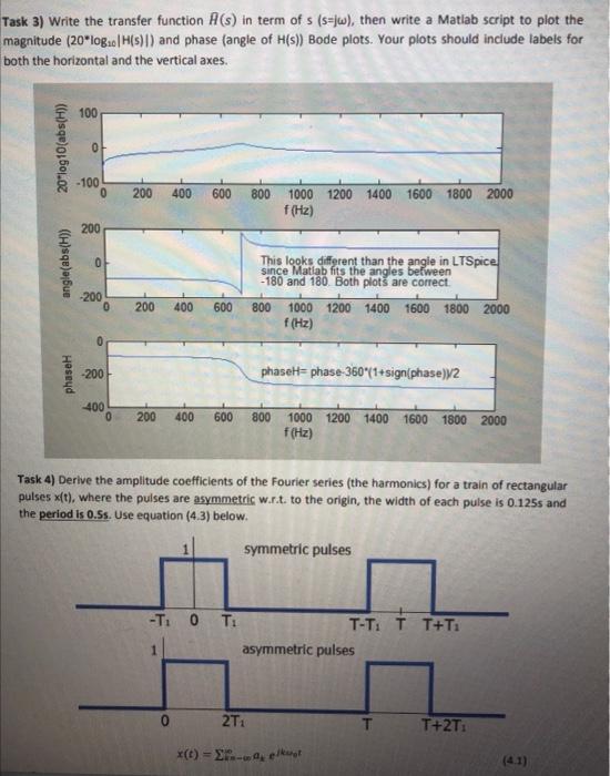 Solved can i just get the solution for task 4? i only need | Chegg.com