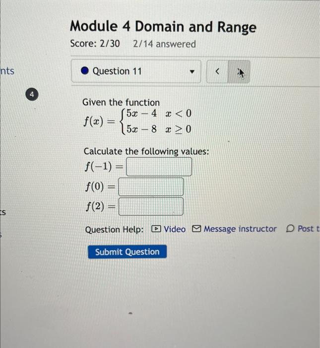 Solved Give the domain of each of the following functions in | Chegg.com