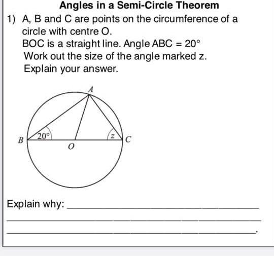 Solved Inscribed Angle Theorem 2) Using the Inscribed Angle | Chegg.com